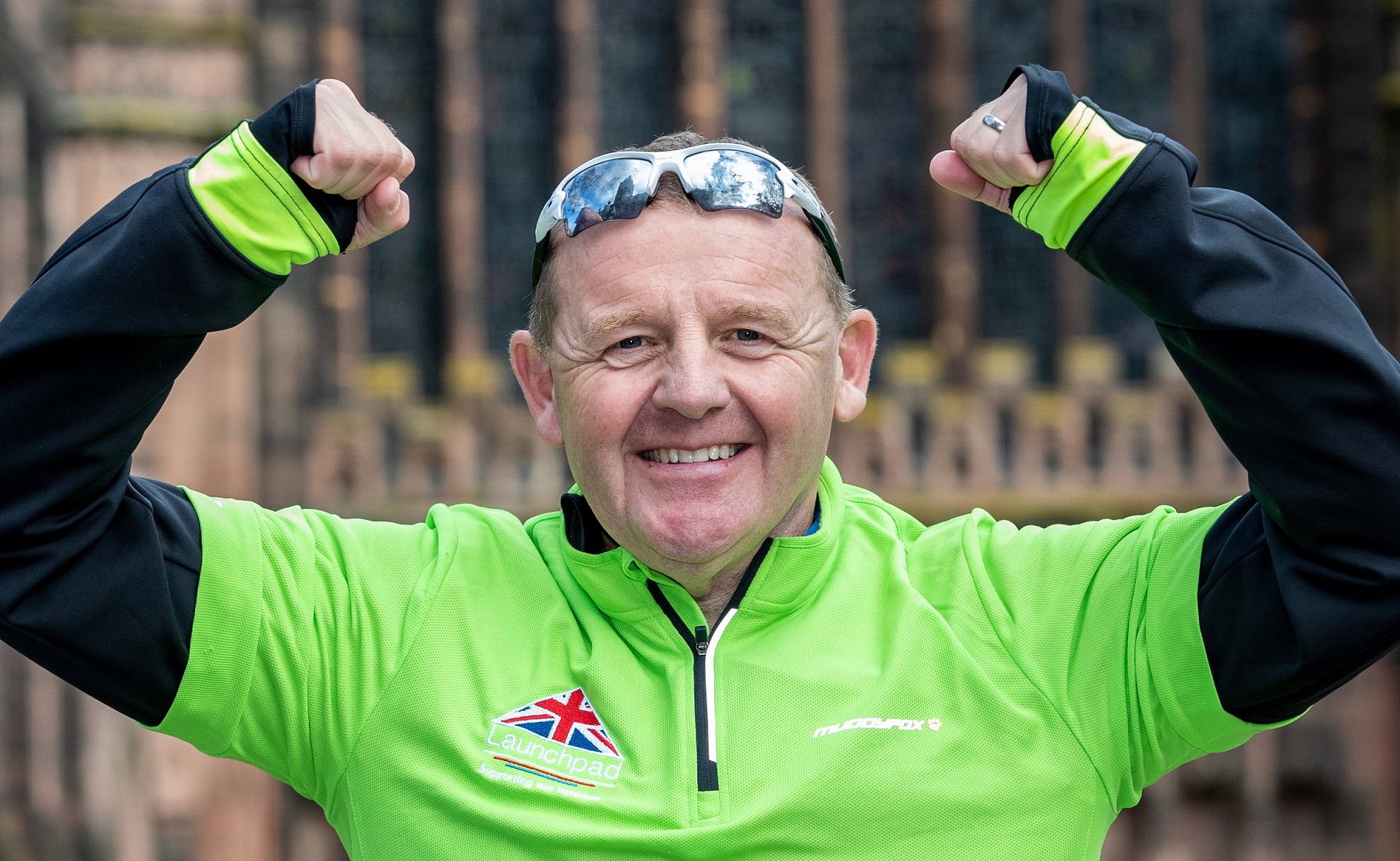 Launchpad veterans join fundraiser Gary Perriton on final few miles of ...