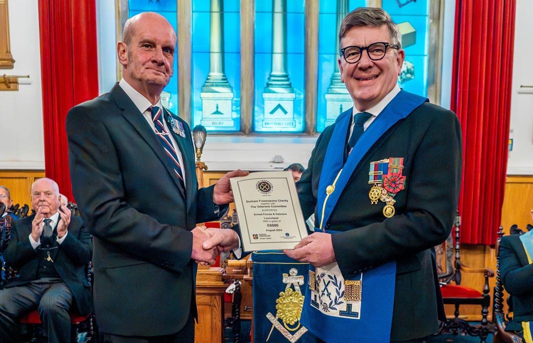 Donation from Durham Freemasons - Launchpad
